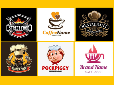 A Professional Restaurant, food, café and BBQ, bakery logo design | Upwork