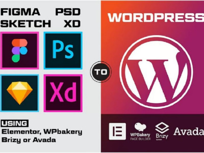 Expert in PSD, Figma, Sketch, Adobe XD for Responsive WordPress Website" | Upwork