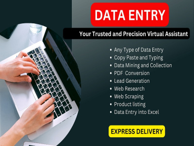 Precision data entry expert for your work | Upwork