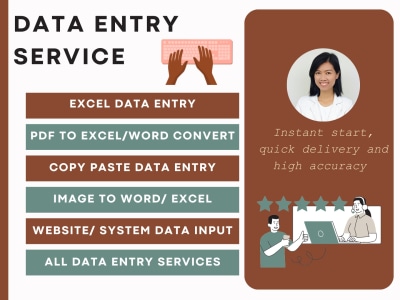 Professional & 100% Accuracy Data Entry Services | Upwork
