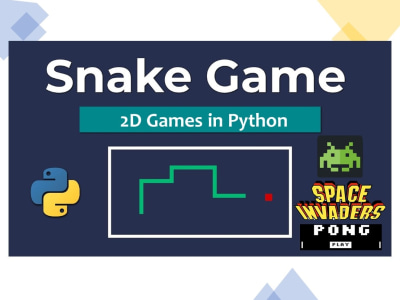 Games like snake, pong, pacman etc in Python using turtle, tkinter, pygame | Upwork