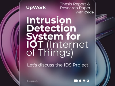 Intrusion Detection System for MQTT Enabled IoT | Upwork
