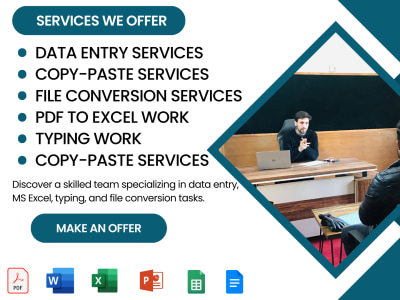 Accurate data copy-paste, Conversions, PDF to Excel or Docs as you want ...