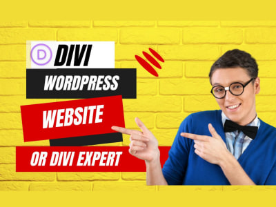 A WordPress website using the Divi theme or Divi builder | Upwork