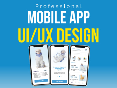 Mobile app design UI UX design in Figma or Adobe Xd | Upwork