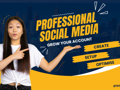 Professional social media account creation and setup for your business ...