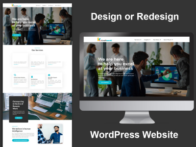 Design, redesign, revamp or customize wordpress website | Upwork