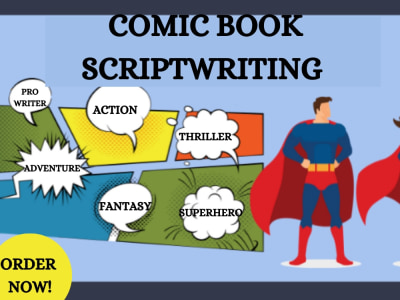 A comic book script, anime recap, manga comic, action, fantasy ...