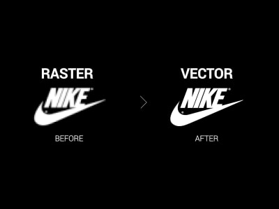 High-resolution vectorized logo from low resolution raster logo | Upwork