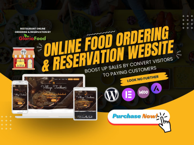 An online food ordering reservation restaurant website | Upwork