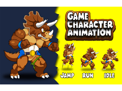 2D game character and sprite sheet animations | Upwork
