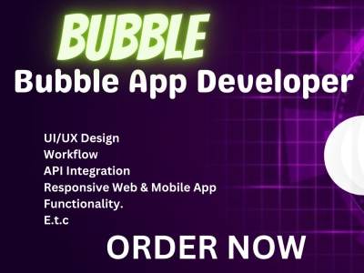 Be your bubble io developer web app developer bubble io apps | Upwork