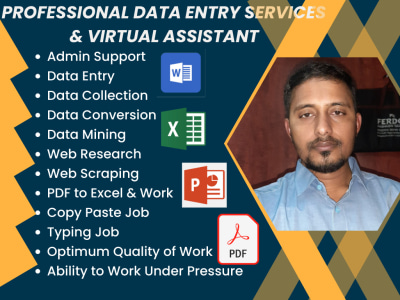 Data Entry, data collection, Copy-paste, Web Research, web Scraping, | Upwork