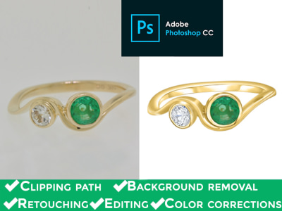 Jewelry editing, jewelry retouching and color correction | Upwork