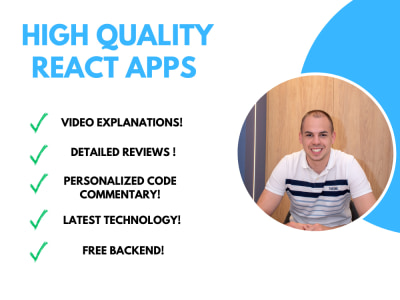 A professional React web application | Upwork