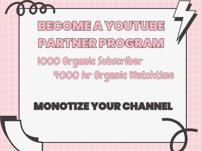Non-drop YouTube Subscribers, Promotion, Marketing for Monetization ...