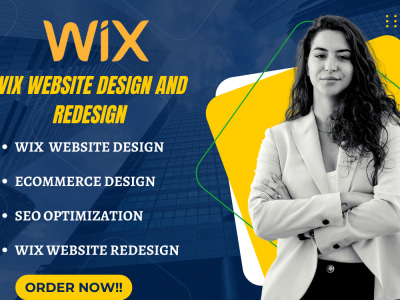 A responsive wix website design and redesign wix E commerce store set ...