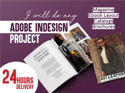 Any Adobe InDesign project | Upwork