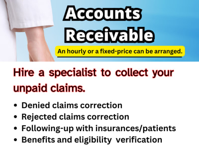 An expert claims specialist --- Lets get your claims paid --- | Upwork