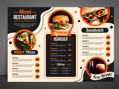 Design High Quality Menu for restaurant, bar, hotel | Upwork