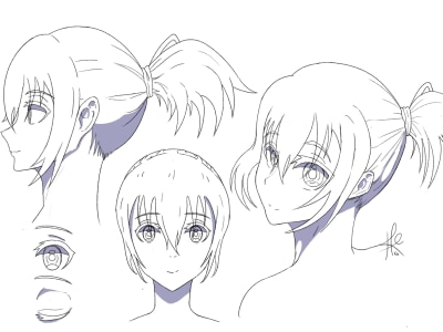 Anime Sheet Japanese Studio with your own character | Upwork