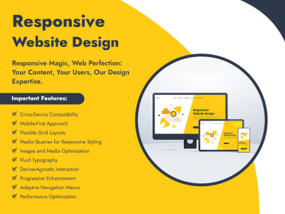 Responsive Website Design and Development Services with Customized ...