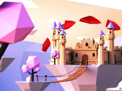 Amazing Low Poly 3D Game Environment for Unity or Unreal Engine | Upwork