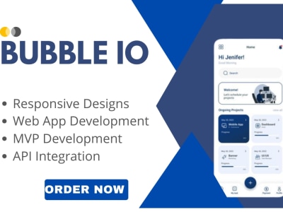 Custom bubble.io web app tailored to your requirement | Upwork