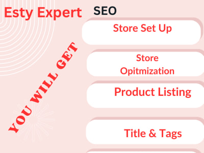 Etsy Seo Store Optimization Rank High On Etsy Boost Sales Upwork