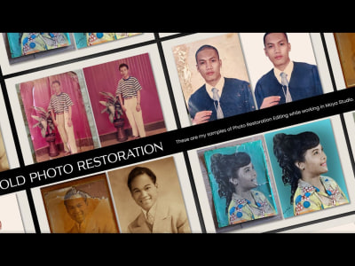 Photo restoration editing from old photo to new | Upwork