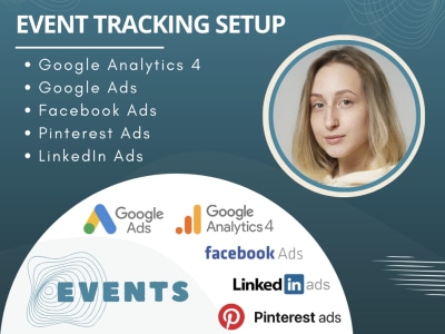Setup event tracking for Google Analytics 4, Google Ads, Facebook Ads, etc | Upwork