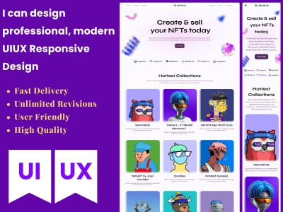 Professional, Eye-catchy Responsive UI UX Design | Upwork