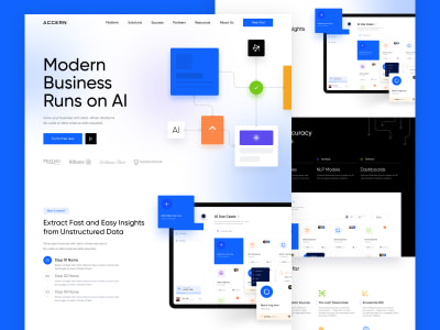Top-notch responsive and modern website UI/UX design in Figma or Sketch | Upwork
