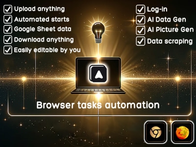 A bot that will perform browser automations, using automa and javascript | Upwork