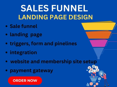 Responsive landing page with GoHighLevel, GHL Automation and Account ...