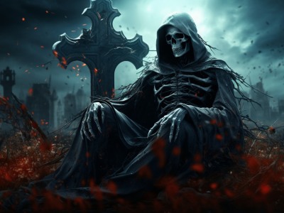 A fantasy horror character art, ghost character | Upwork