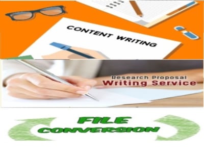 Content Writing, Proposal for a new project, PDF or Handwritten ...