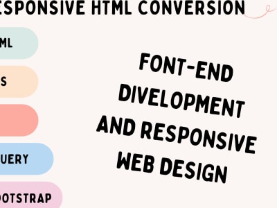 PSD, Figma, PDF Converted to Responsive HTML | Upwork