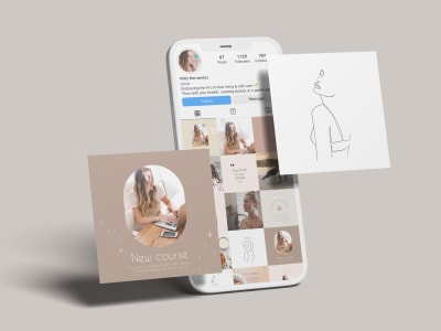 A Curated Instagram Feed Design | Upwork