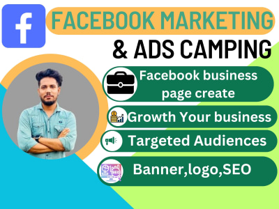 Setup, Promotion of your Facebook business page and Ads camping | Upwork