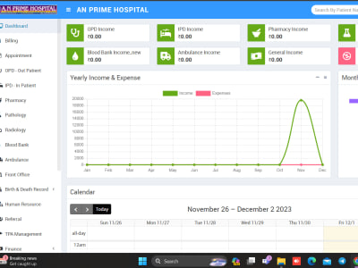 "HealthHub Pro: Integrated Hospital Management System" | Upwork