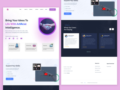 A responsive website UI | Upwork