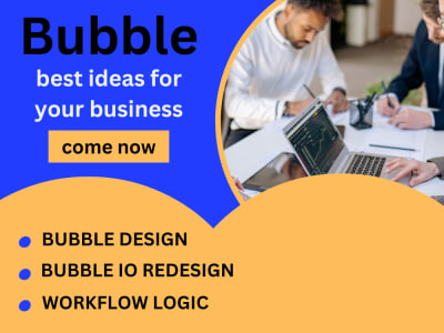 A develop professional web app ,mobile app with bubble io | Upwork