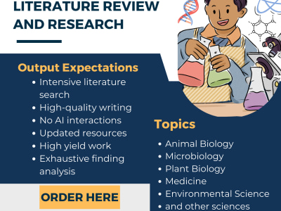 Literature review, summary, research, and proofreading of selected ...