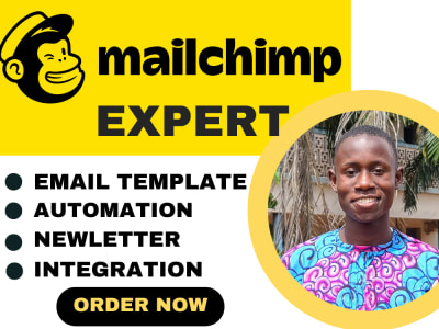 Mailchimp template design, email marketing and automation | Upwork