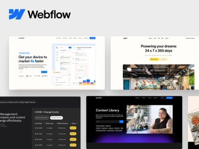 Webflow site in days | Upwork