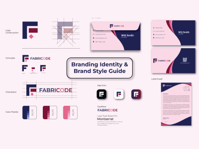 A brand identity with a style guides | Upwork
