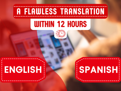 A flawless translation from English to Spanish within 12 hours | Upwork