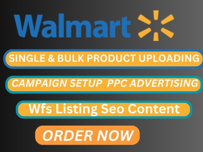 Walmart PPC campaigns management advertising ads product uploding and ...