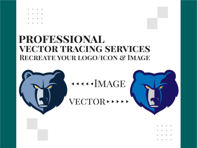 Vector Tracing, Raster to Vector, Recreate Logo, Vectorize Convert Services | Upwork